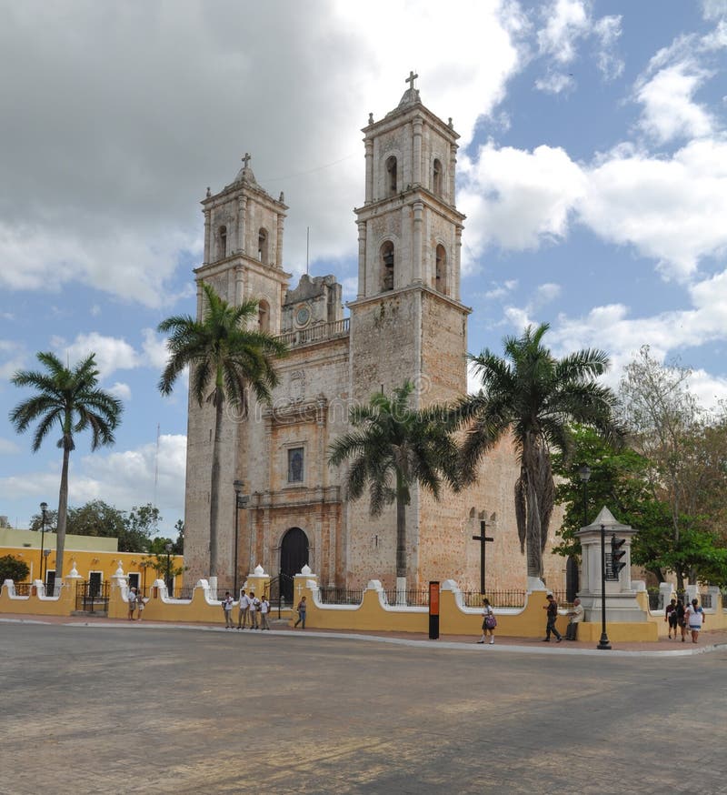Cathédrale De Capitale De San Ildefonso Merida De Yucatan Mexique ...