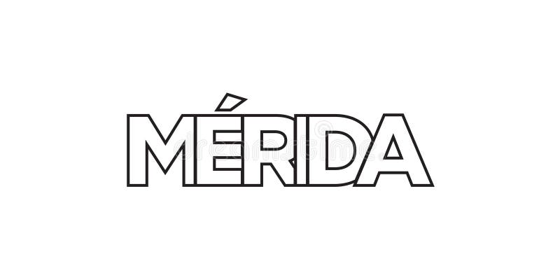 Merida in the Mexico Emblem. the Design Features a Geometric Style ...