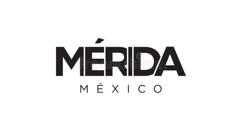 Merida in the Mexico Emblem. the Design Features a Geometric Style ...