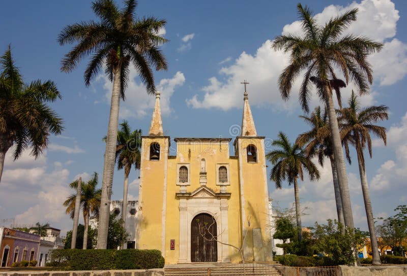 Merida, Mexico: View of the Central Square of the City Stock Photo ...