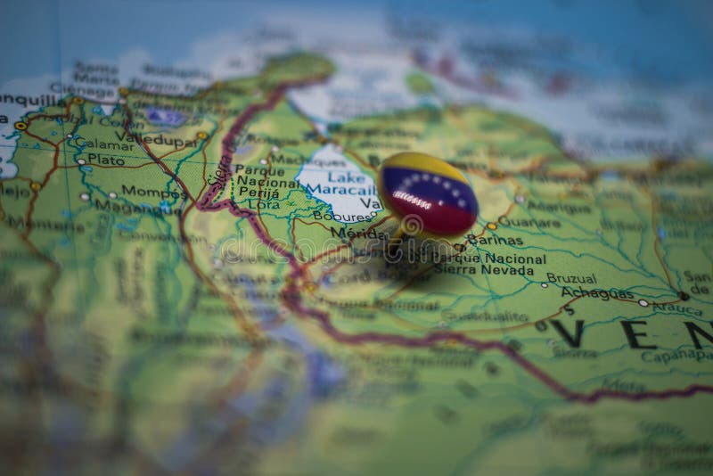 Merida Map Venezuela Stock Photos - Free & Royalty-Free Stock Photos ...