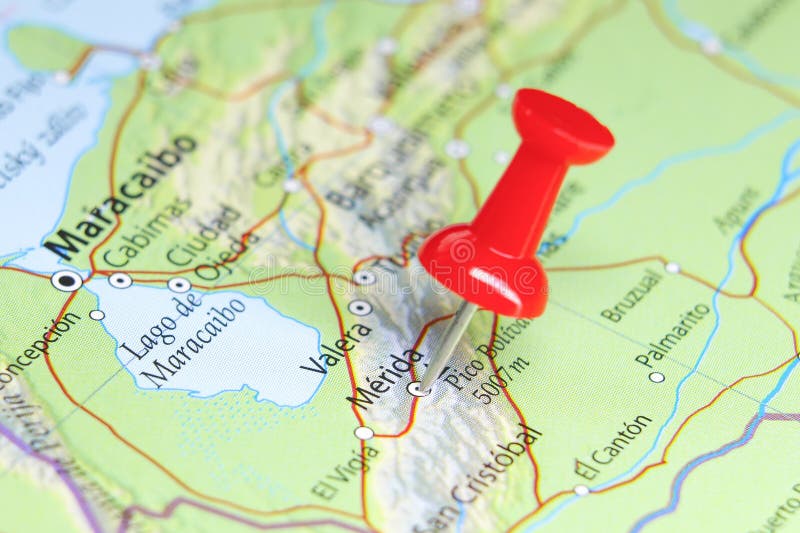 Merida Map Venezuela Stock Photos - Free & Royalty-Free Stock Photos ...