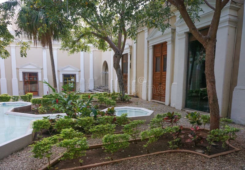 Merida, Yucatan, Mexico: the Courtyard of the Museo Casa Montejo, 1540 ...