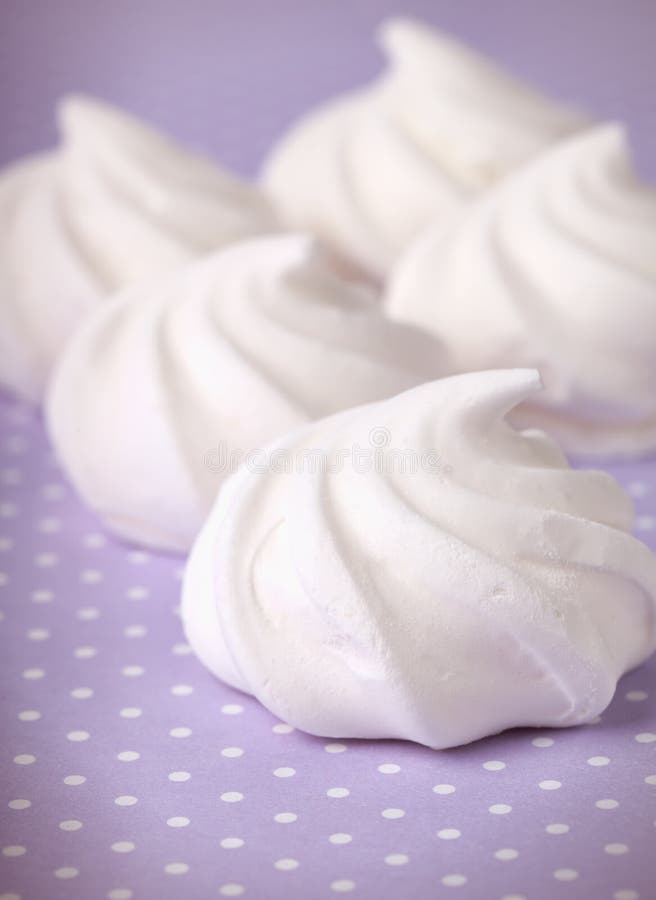 Pattern of White Meringue Cookies. Stock Photo - Image of birthday ...