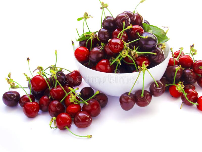 Merise image stock. Image du baie, nature, dessert, couleur - 19783813