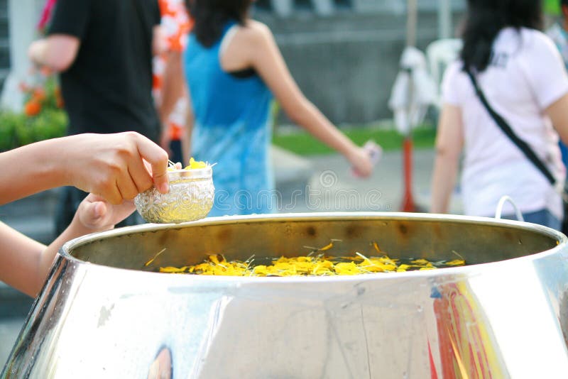 Merit making buddhist stock image. Image of decoration - 52399341