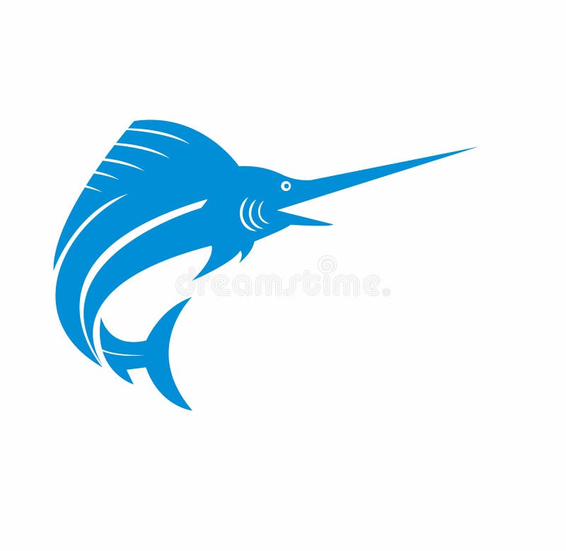 Merlin Fish Vetor Detalhado E Delicado Ilustração Stock - Ilustração de ...