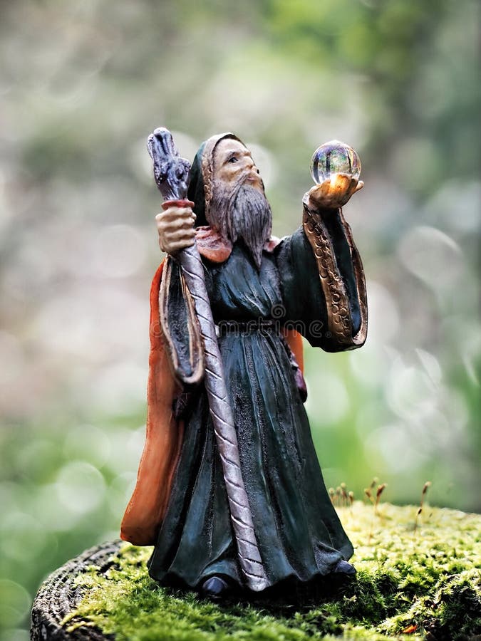 Merlin in the Forest stock photo. Image of light, jan2017 - 84210318