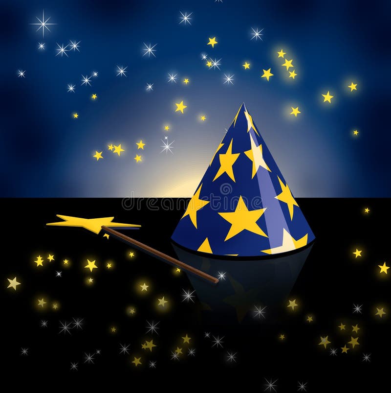 Merlins Hat Stock Illustrations – 3 Merlins Hat Stock Illustrations ...