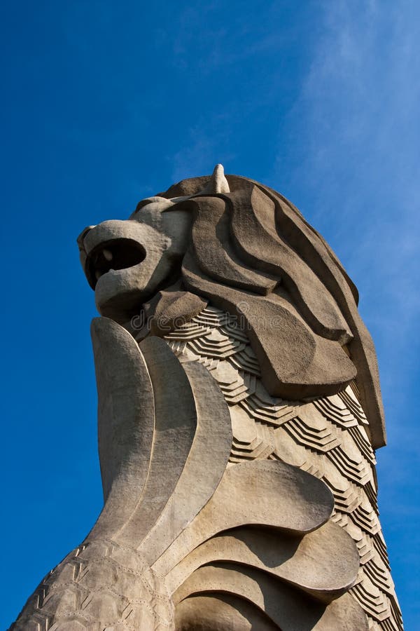 Merlion editorial image. Image of stone, beautiful, attraction - 17000370