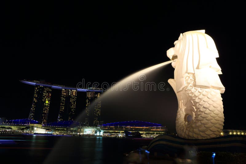 The Merlion editorial image. Image of outdoor, icon, cityscape - 38182830