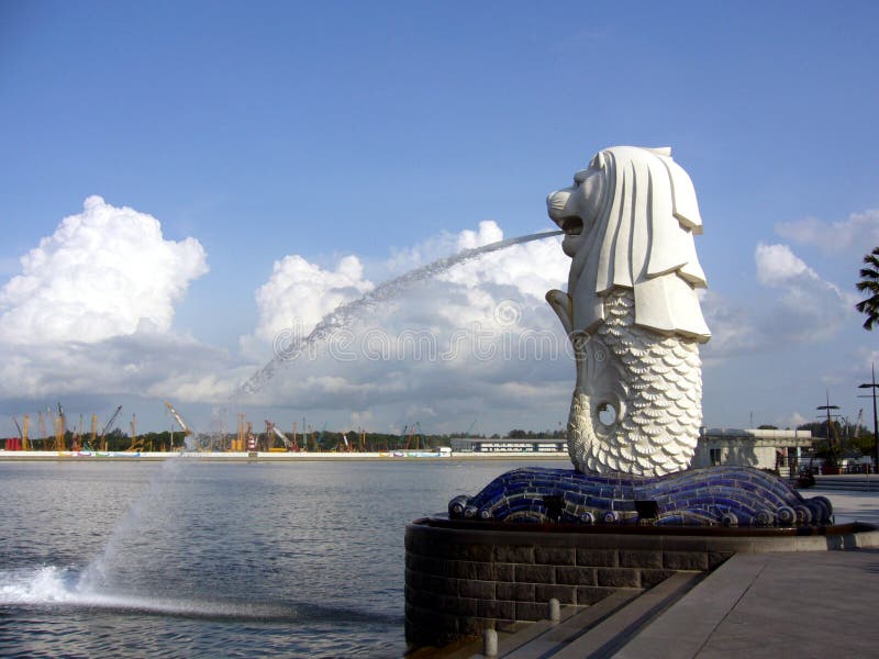 The Merlion editorial stock image. Image of imaginary - 7724544