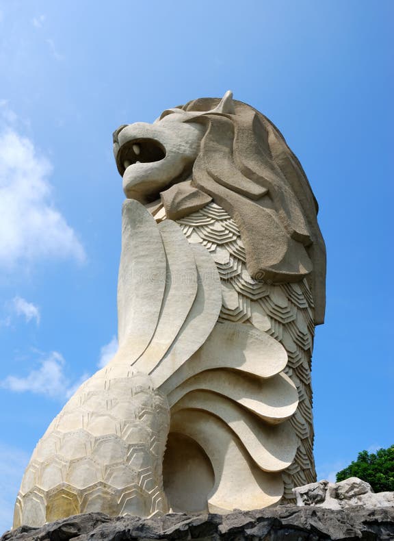 Merlion, Sentosa Island editorial image. Image of merlion - 6030380