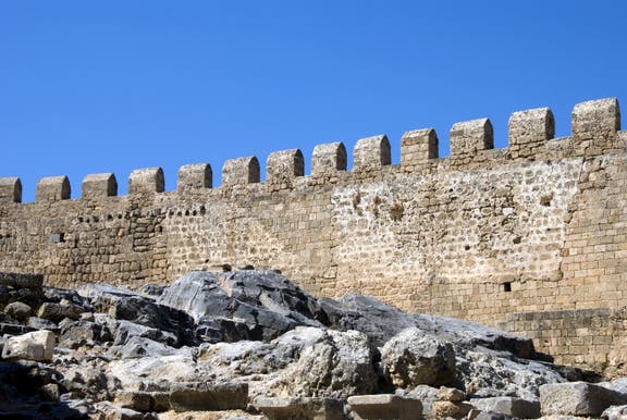 Merlons stock image. Image of defense, courtyard, brick - 10801869