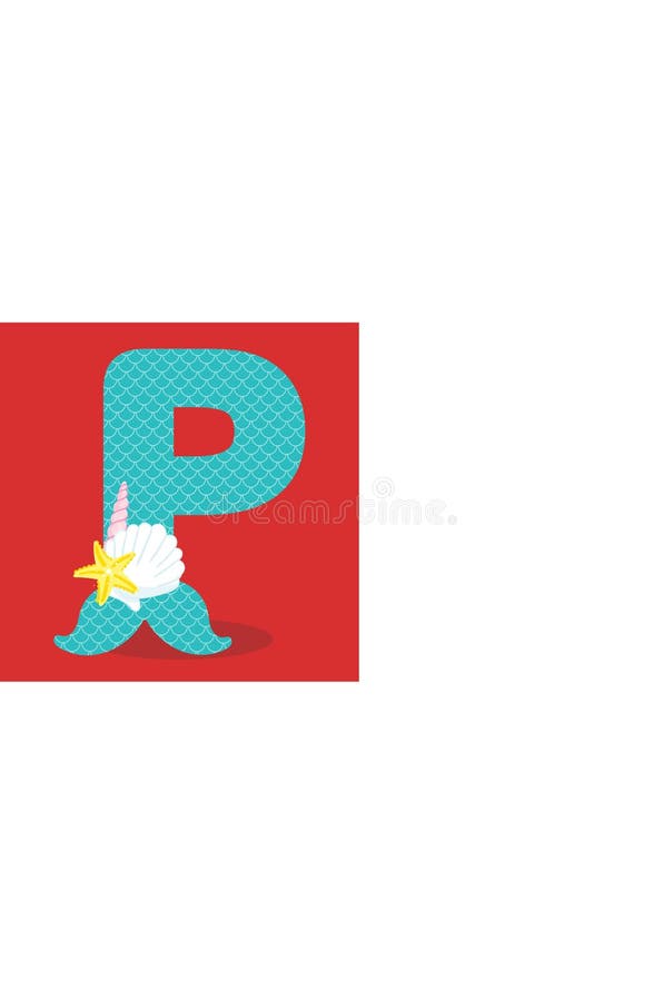 Mermaid Alphabet Stock Illustrations – 138 Mermaid Alphabet Stock ...