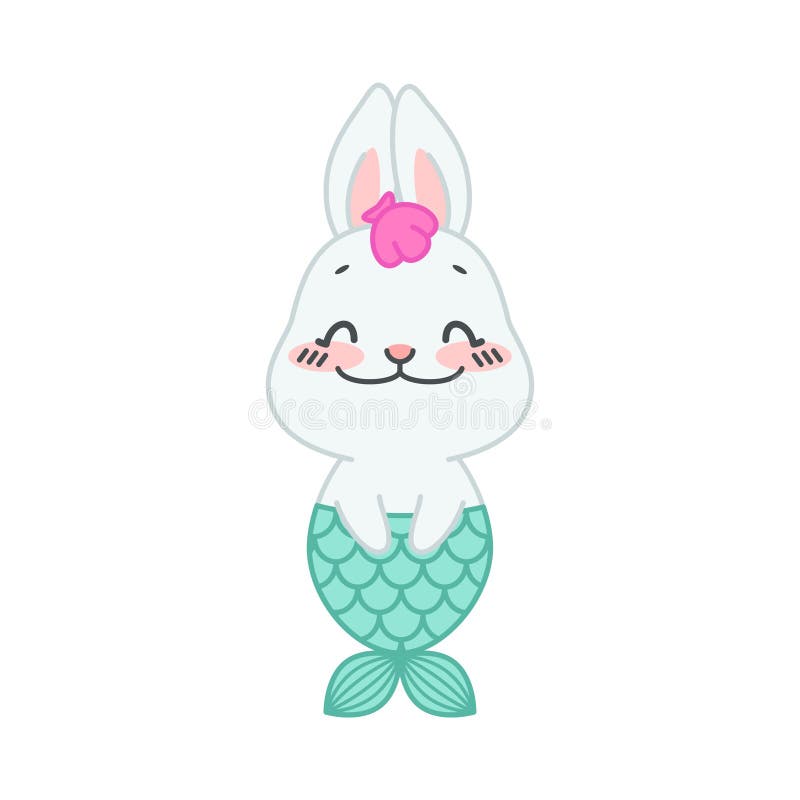 Mermaid Bunny Stock Illustrations – 136 Mermaid Bunny Stock ...