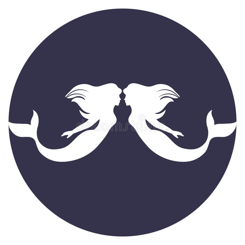 Mermaid logo design stock vector. Illustration of graphic - 324439562