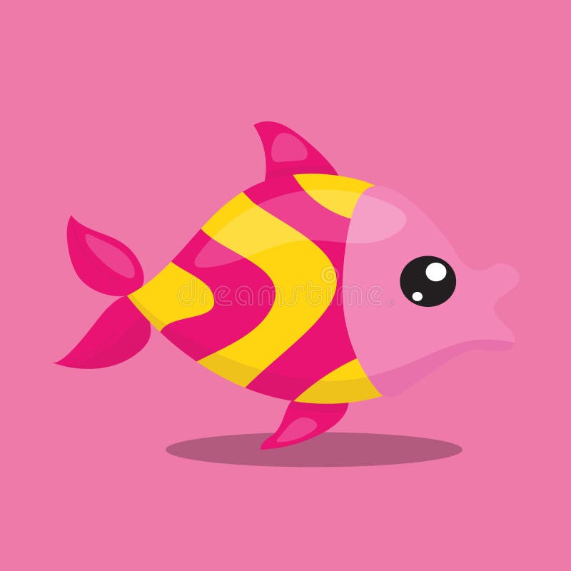 Mermaid fish pink 11 stock vector. Illustration of mermaid - 197986426
