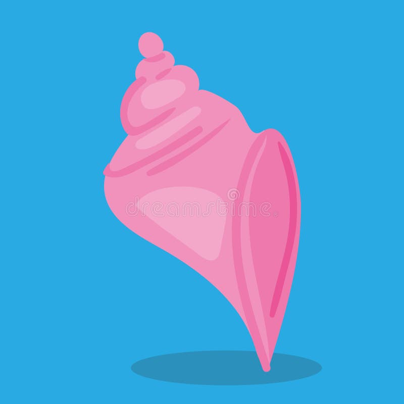 Mermaid and Shell Silhouette Stock Vector - Illustration of little ...