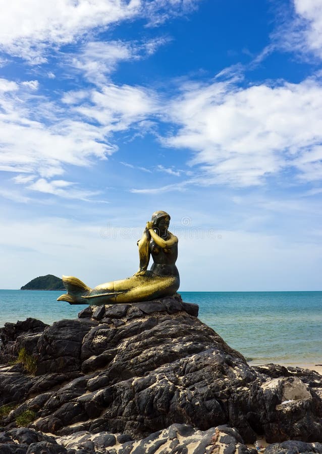 Mermaid statue stock photo. Image of vacation, landmark - 32066070