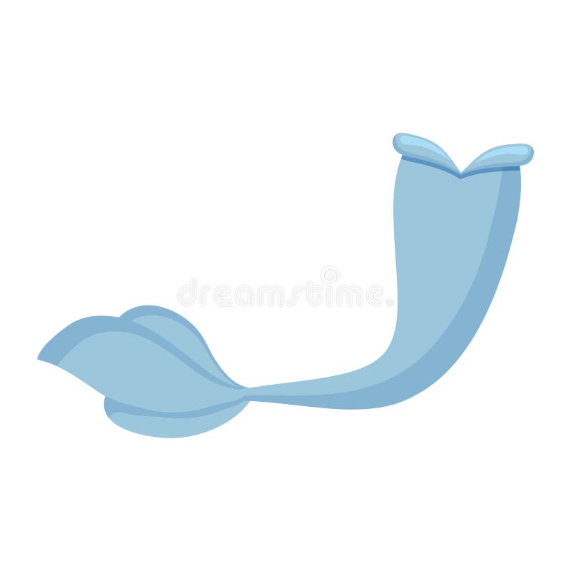 Mermaid tail icon stock vector. Illustration of siren - 137365497