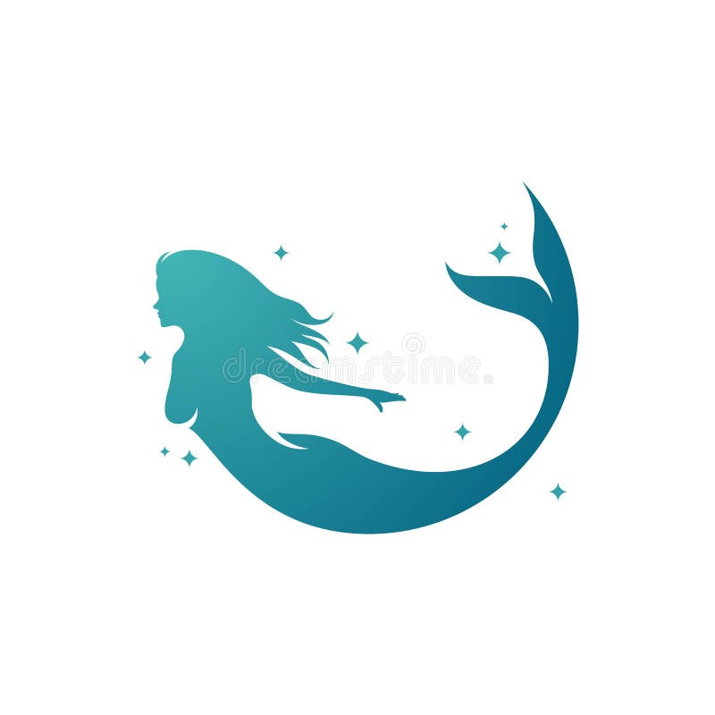 Mermaid Vector Illustration Design Stock Vector - Illustration of ...
