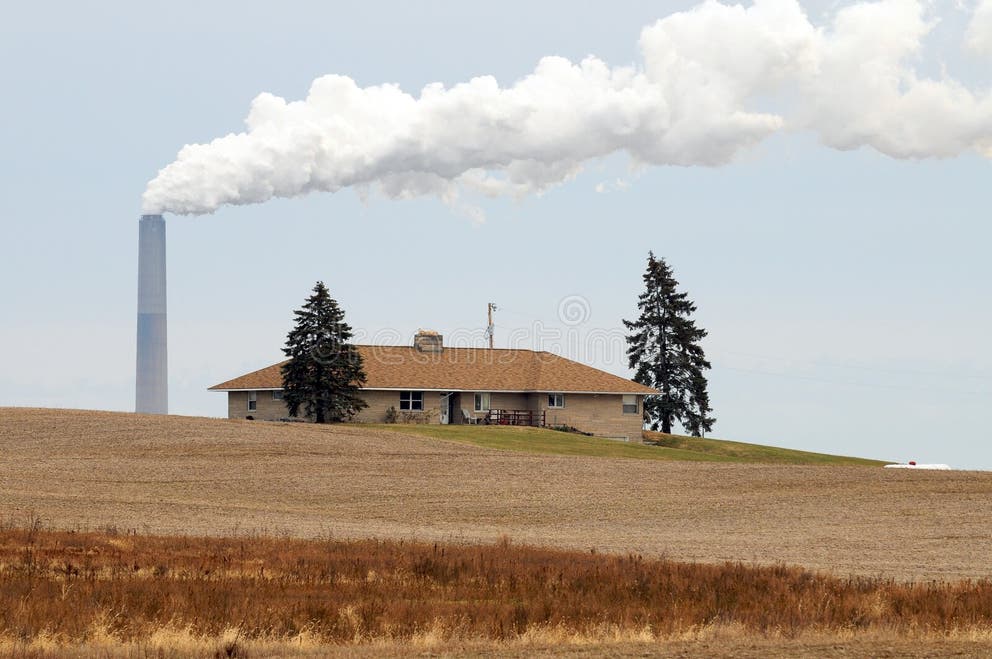 Merom Powerplant stock photo. Image of environment, stack - 7706034