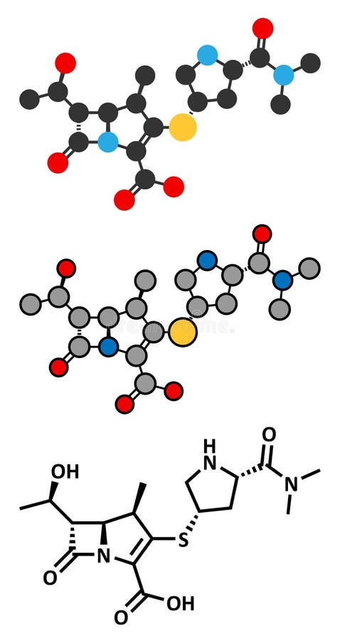 Meropenem Broad-spectrum Antibiotic Carbapenem Class, Chemical ...