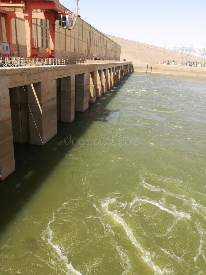 Merowe dam stock photo. Image of tube, drain, merowe - 252566334