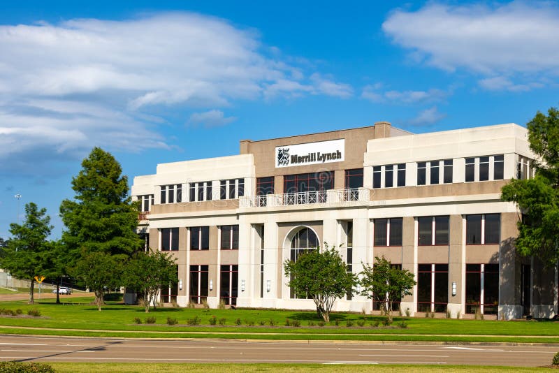 Merrill Lynch Office Building with Logo and Sign Editorial Photography ...