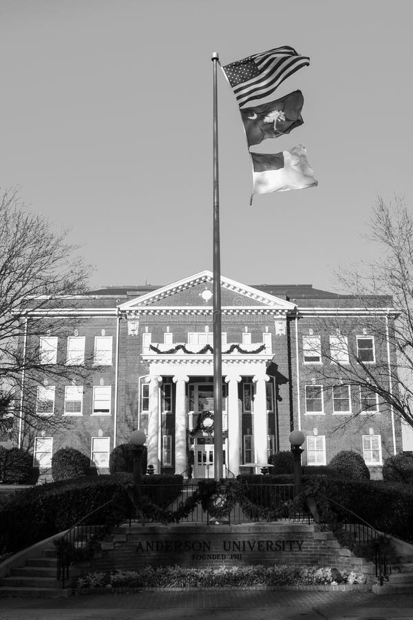 Merritt Administration Building, Anderson University Redaktionelles ...
