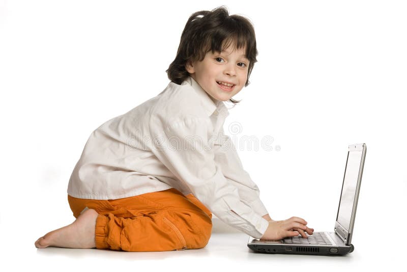 11,781 Boy Laptop White Background Stock Photos - Free & Royalty-Free ...