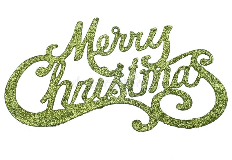 Christmas Words in Glitter and Colors Stock Image - Image of merry ...