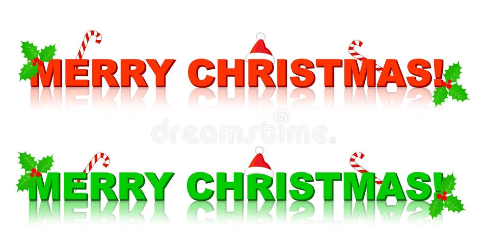 Merry Christmas Wording Stock Illustrations – 718 Merry Christmas ...