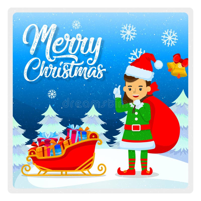 Merry christmas 2 stock vector. Illustration of greeting - 361311763