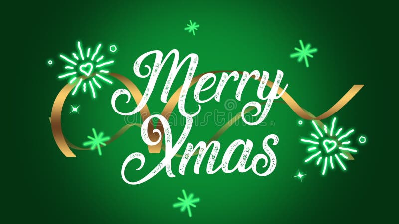 Merry Christmas Animation Background Motion Video Premium Stock Footage ...