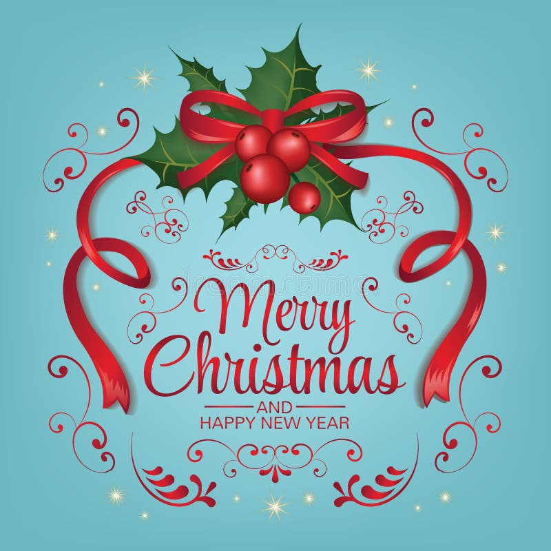 Merry christmas art vector stock vector. Illustration of luxury - 227827021