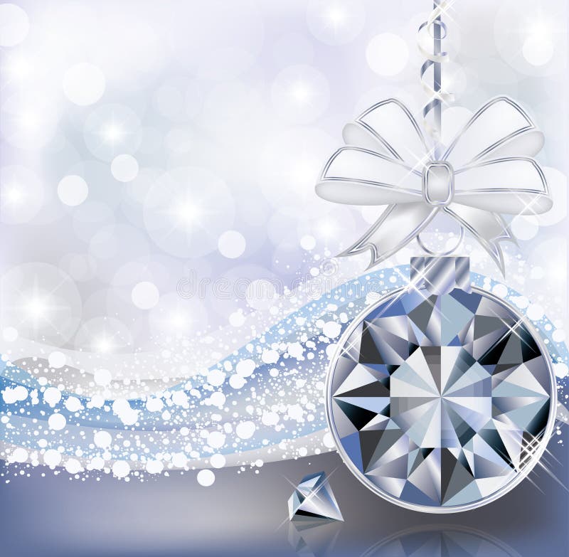 Diamond Christmas ball stock vector. Illustration of circle - 35965028