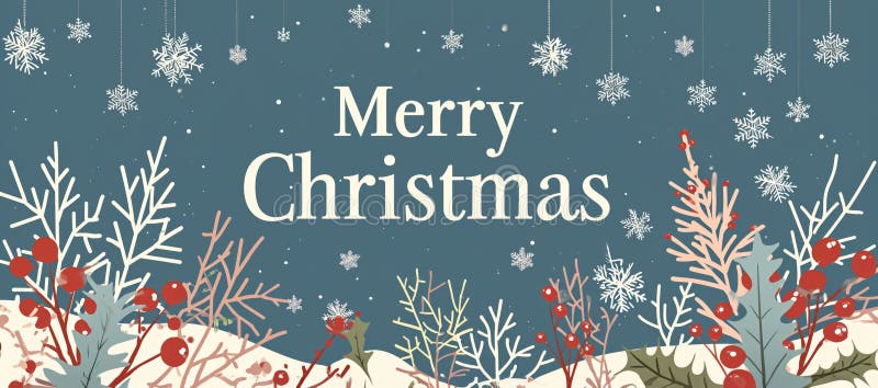 Merry Christmas Card - Merry Christmas Text Festive Design Made in ...