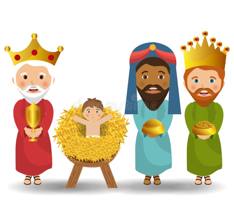 Merry christmas cartoons stock vector. Illustration of faith - 61150878