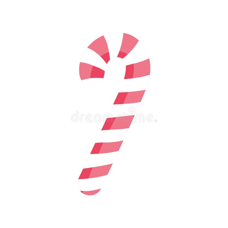 Merry Christmas Celebration Candy Stick Peppermint Snack Stock Vector ...