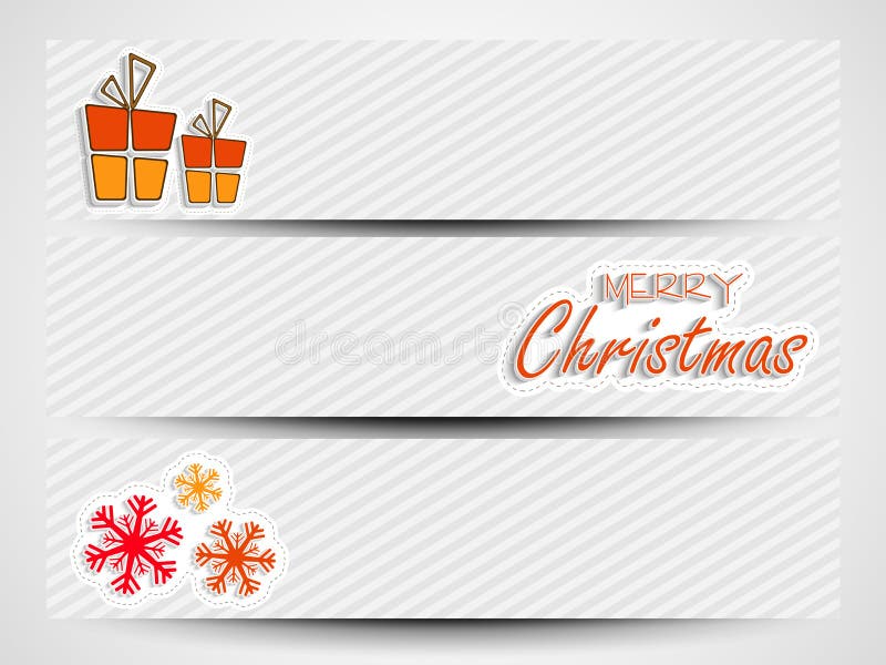 Merry Christmas Celebration Web Header or Banner Set. Stock ... Merry Christmas Celebration Web Header or Banner Set. Stock ...