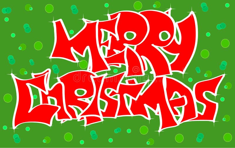 Merry Christmas Graffiti Stock Illustrations – 746 Merry Christmas ...