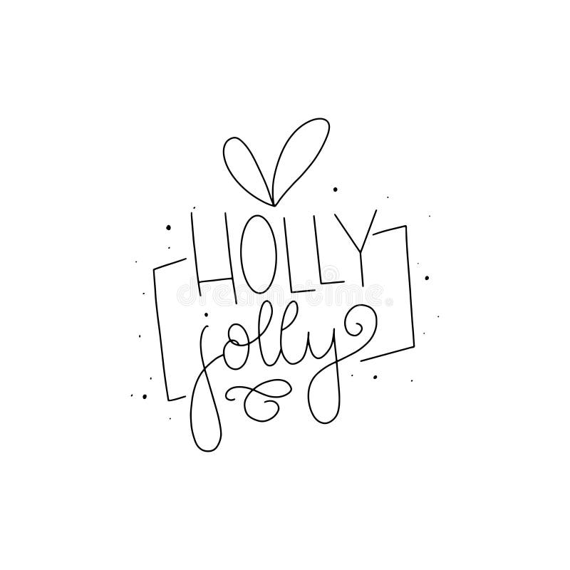 Merry Christmas Hand Drawn Christmas Card Lettering Design Cute