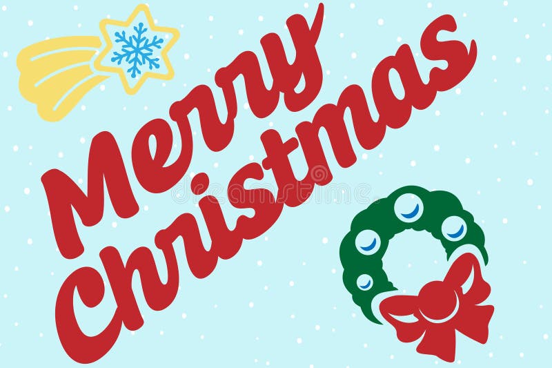 Merry Christmas And Happy New Year Banner Stock Vector Illustration
