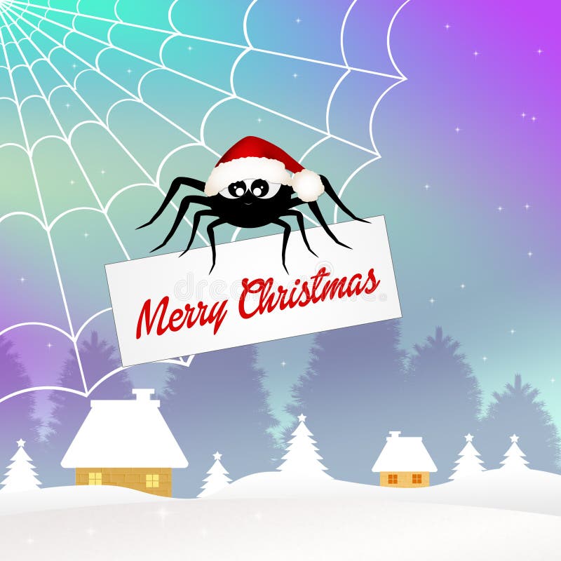 Christmas Spider Stock Illustrations – 487 Christmas Spider Stock ...