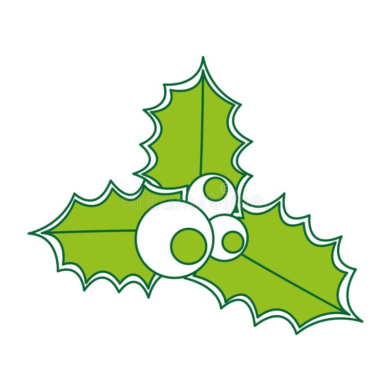 Merry Christmas Leafs Decorative Stock Vector - Illustration of card ...