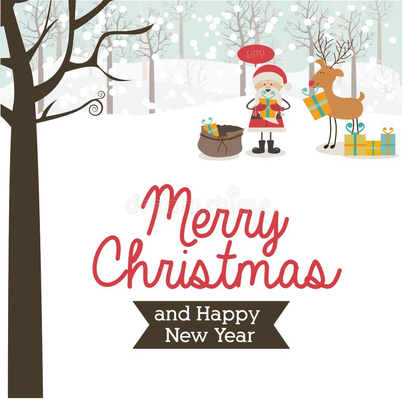 Merry christmas stock vector. Illustration of chunks - 34639413