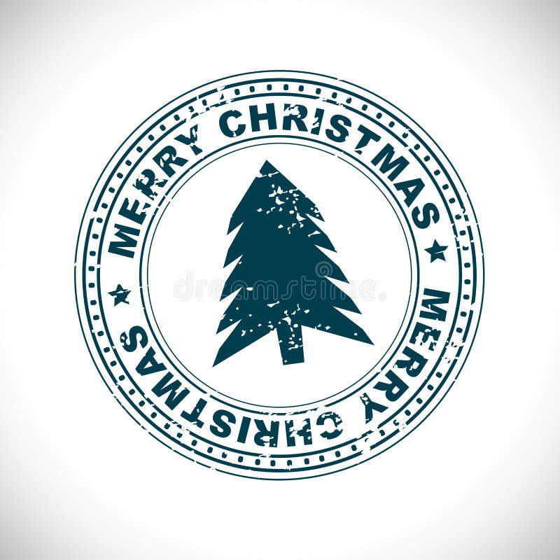 Christmas rubber stamps stock illustration. Illustration of season ...