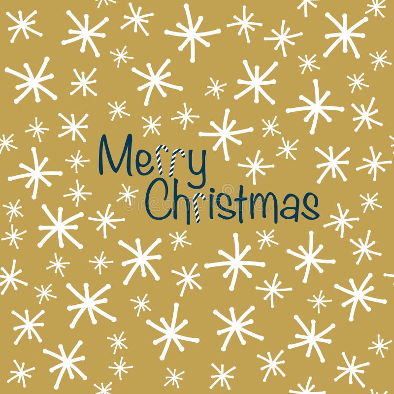 Merry Christmas. Seamless Christmas Pattern in Flat Style. Vector ...
